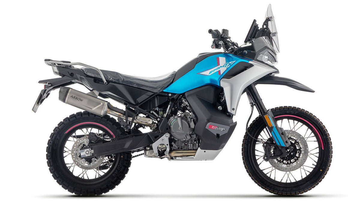 كاتم صوت Arrow Indy Race Evo | دراجة CF Moto 800 MT-X موديل 2025 ...