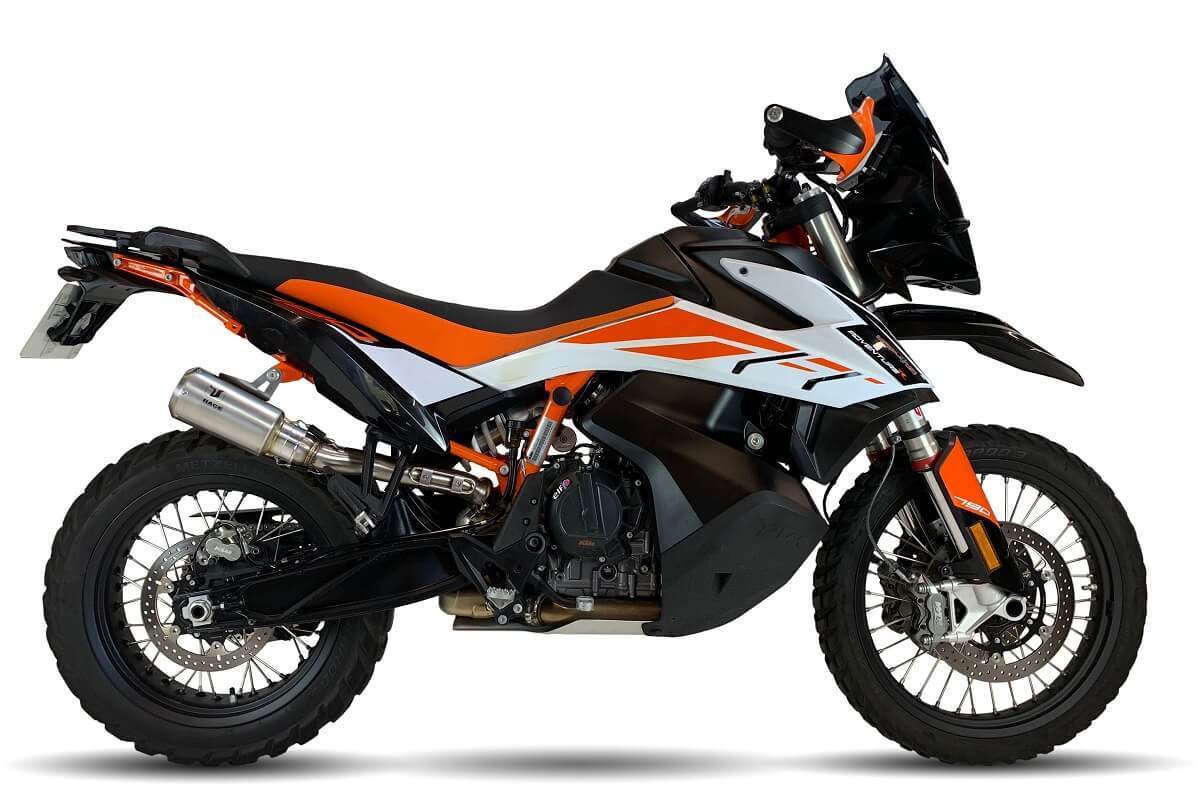 Ixrace MK2 Inox Silencer | KTM 890 SMT – Motorcycle Performance Store